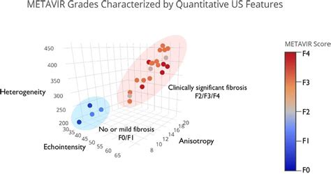 Multiparametric Ultrasound Analyses Separate Metavir Scores Into Two