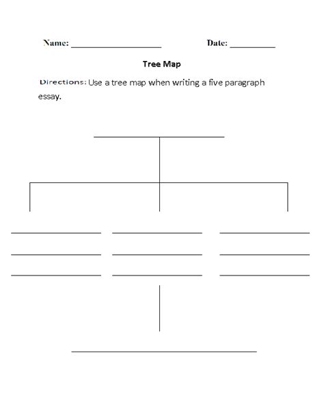Tree Map Graphic Organizers Worksheet Graphic Organizers Tree Map