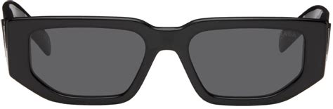 Prada Eyewear Black Rectangular Sunglasses Prada