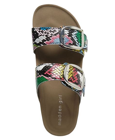 Madden Girl Brinaa Footbed Sandals And Reviews Sandals Shoes Macys