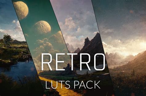 Unity Shaders 100 Retro LUTs Pack INTRO HD