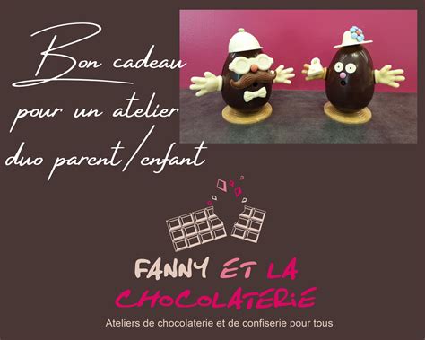 Bon Cadeau Pour 2 Enfants Ou Duo Parent Enfant Fannyetlachocolaterie