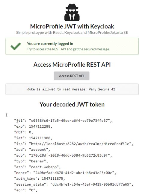 Microprofile Jwt With Keycloak And React Rieckpil