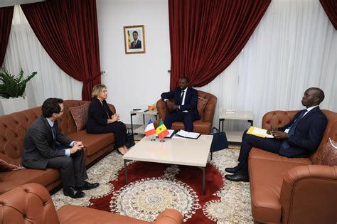 Diplomatie Lambassadrice De France Au Sénégal Reçue Par Ousmane Sonko