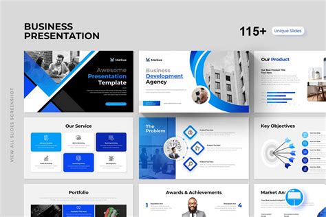 business presentation keynote template presentation template 116537