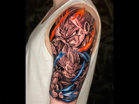Goku Vs Vegeta Tattoo