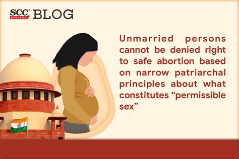 Unmarried Persons Cannot Be Denied Rights Based On Narrow Patriarchal