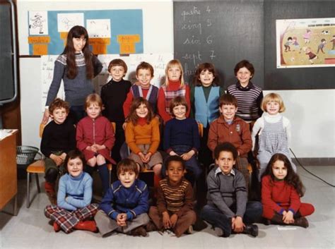 Photo De Classe Cp De 1977 Ecole Henri Wallon Copains Davant