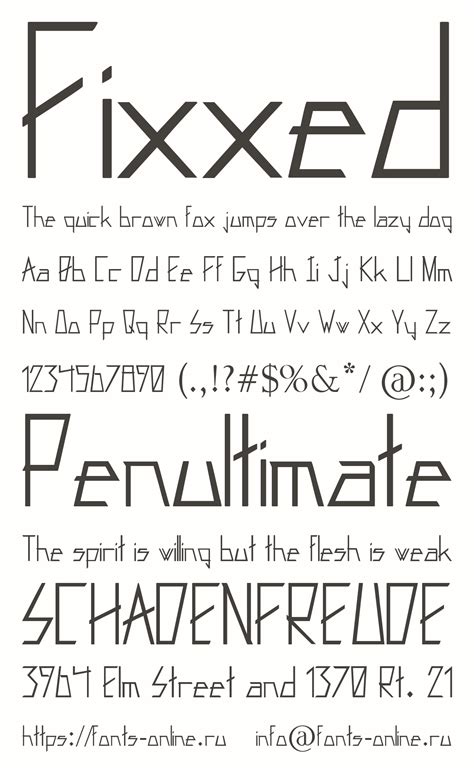 Fixxed Font