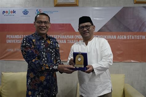 Uin Sts Jambi Tandatangani Kerjasama Dengan Badan Pusat Statistik Provinsi Jambi Universitas