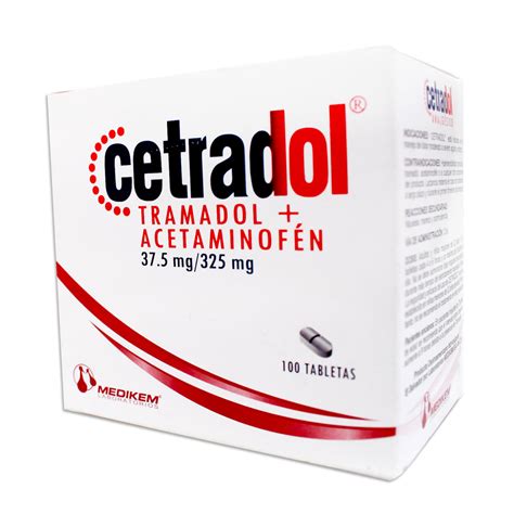 Cetradol 375mg325mg X 100 Tabletas Siman El Salvador