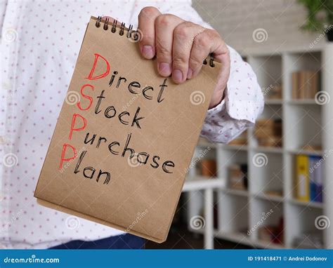 Direct Stock Purchase Plan DSPP Is Shown On The Conceptual Business