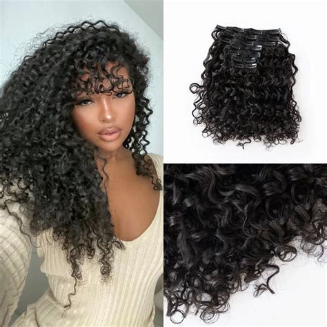 Island Curl Clip In Hair Extensions Type 3 Hair True And Pure