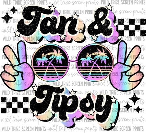 Tan And Tipsy Wild Tribe Screen Prints Llc