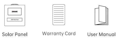 Zendure 200w Solar Panel User Manual