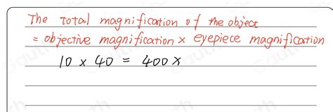 Solved Question 4 1 Point Calculate Total Magnification If A Microscope With A 10x Ocular