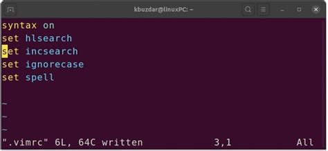 Displaying Cursor Position In Vim Rvim