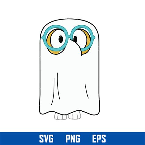 Bingo Ghost Halloween Svg Bluey Bingo Svg Bluey Halloween Inspire