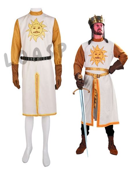 Adult Monty Python King Arthur Medieval Costume Loasp