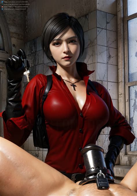 Rule 34 Ada Wong Ada Wong Cosplay Ai Generated Bondage Chastity