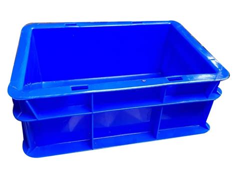 Blue Plastic Storage Crates At ₹ 140 Piece Vasai West Vasai Id