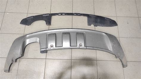 #1. Диффузор заднего бампера — Volkswagen Tiguan (1G), 2 л, 2012 года ...