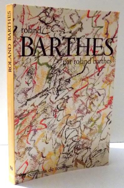 Roland Barthes Par Roland Barthes 1975
