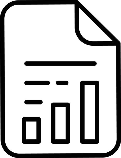 Data Document Outline Vector Illustration Icon 36233858 Vector Art At