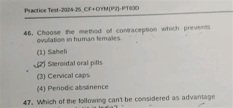 Practice Test CF OYM P PT D StudyX
