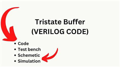 Tristate Buffer Verilog Code Tristatebuffer Verilog Vlsi YouTube