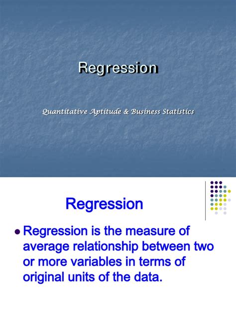 Regression Pdf Regression Analysis Ordinary Least Squares