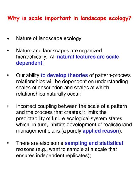 Ppt Scale What Is Scale Why Is Scale Important In Landscape Ecology Powerpoint Presentation