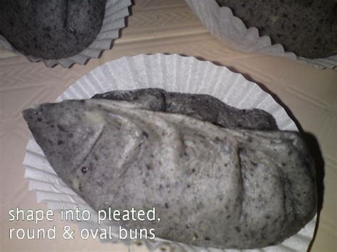 Cooking Pleasure Steamed Black Sesame Buns