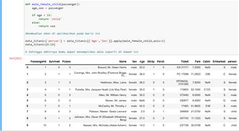 visualisasi data titanic jupyter notebook ferdy deva pangestu