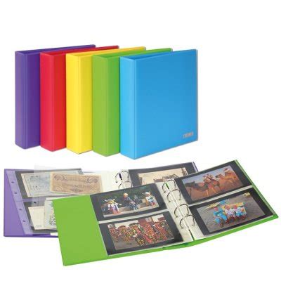 LINDNER. Альбом PUBLICA M COLOR с 10 листами для карточек, открыток ...