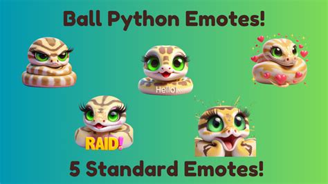 Ball Python Emotes Onlysims1217 S Ko Fi Shop