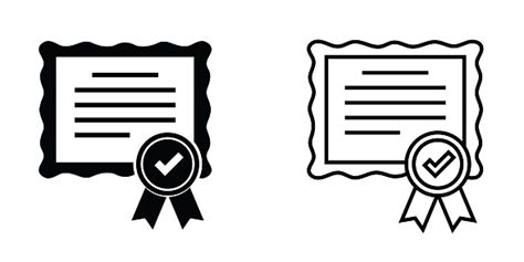 다양한 연구 분야 또는 기술에서의 성취를 나타내는 체크 표시와 리본이 있는 증명서 0명에 대한 스톡 벡터 아트 및 기타 이미지 0명 검증 검증 Istock