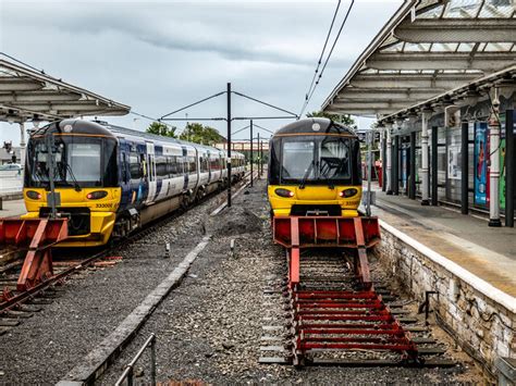 Two Class 333 Train Stabled In Ilkley © John Lucas Geograph