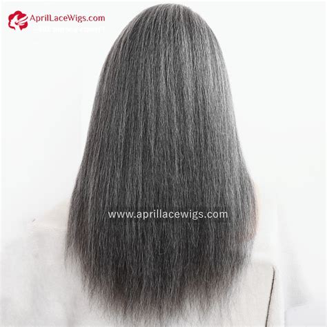 25 Grey Hair Mixed Human Hair Custom Order Link For Demonstration