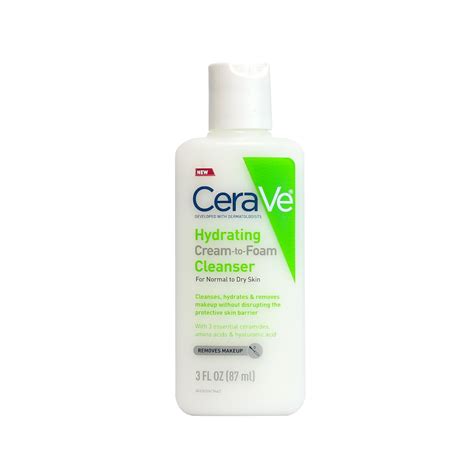 Cerave Hydrating Cream To Foam Cleanser 87ml