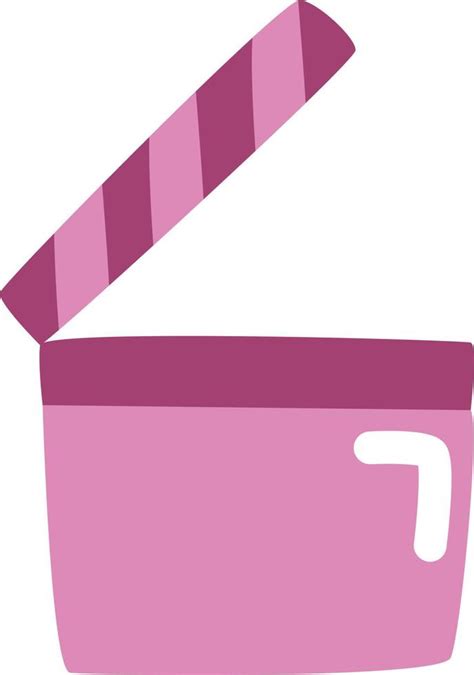 Claqueta De Cine Ilustración Vector Sobre Un Fondo Blanco 13722603
