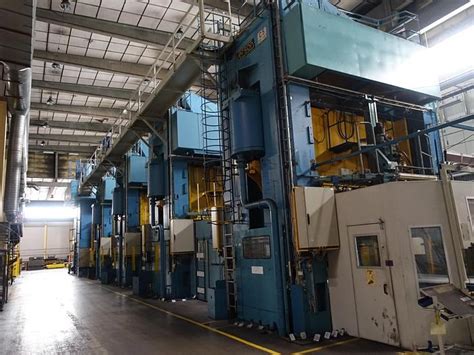 Muller Weingarten Verson 5 Press Mechanical Tandem Line With Double