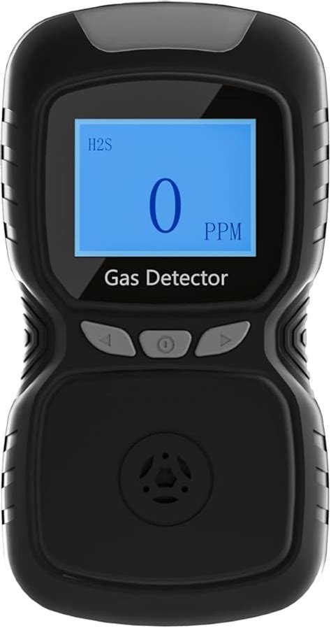 H2s Monitor Clip Single Gas H2s Detector Portable Hydrogen Sulfide
