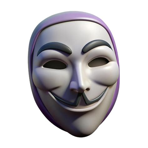 3d Anonymous Mask Premium Ai Generated Image