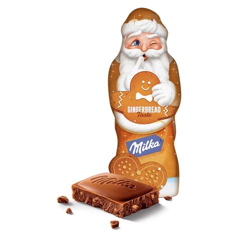 Milka Mikołaj z pokruszonymi ciastkami korzennymi w czekoladzie mlecznej 100 g Zakupy online z