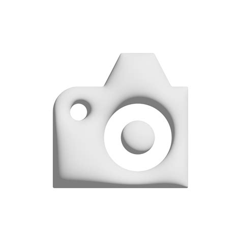 Camera Icon 3d Design For Application And Website Presentation 14441322 Png