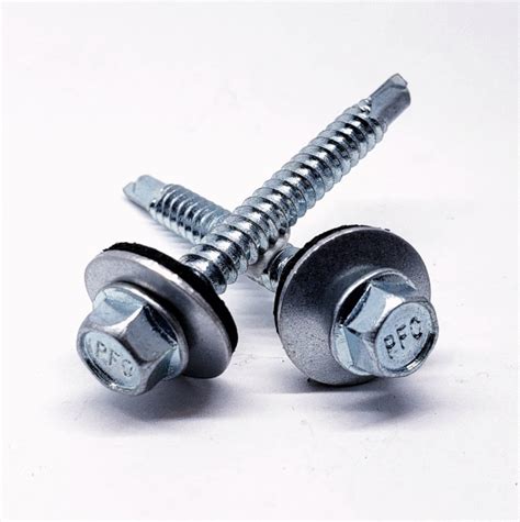 Self Drilling Tek Screws With Bonded Washers Metal Roofing