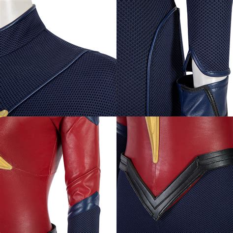 Captain Marvel 2 The Marvels Carol Danvers Team Uniform Cosplay Costum