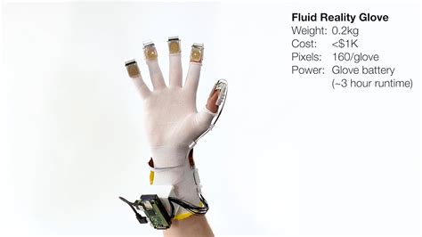 fluid reality unveils lightweight haptic glove youtube