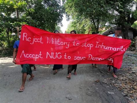 ကလေးမြို့ ပင်မသပိတ် အင်အားစုများ အကြမ်းဖက် စစ်ကောင်စီ ဖြုတ်ချရေး ချီတက